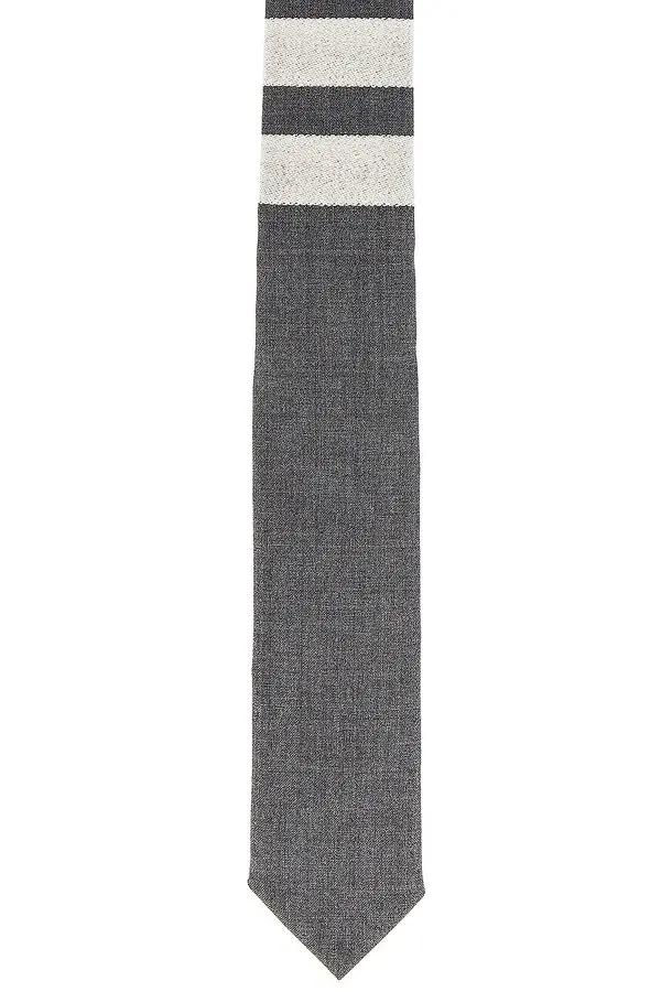 Thom Browne Classic 4 Bar Neck Tie