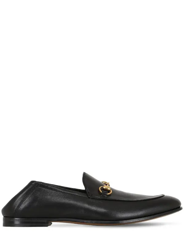 Gucci Brixton Horsebit Soft Leather Loafers