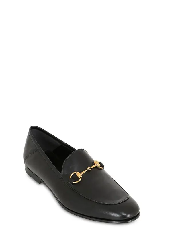 Gucci Brixton Horsebit Soft Leather Loafers