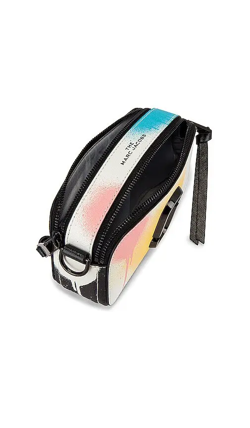 Marc Jacobs Snapshot Bag In White,pink,yellow