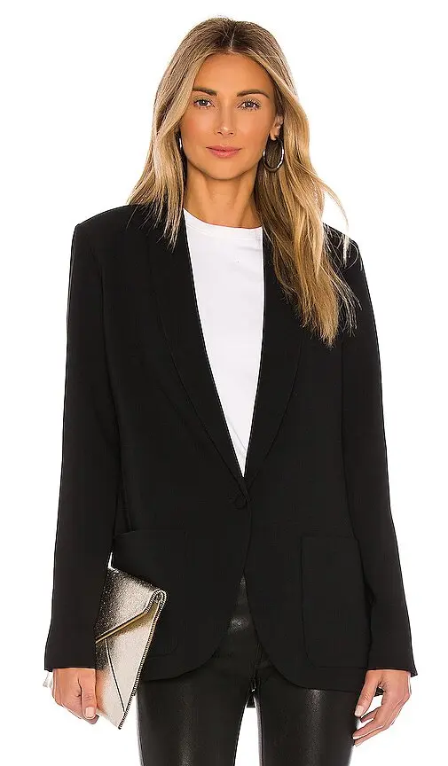 Amanda Uprichard Shawl Collar Blazer