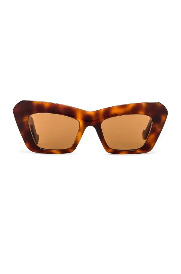 Loewe Acetate Cateye Sunglasses - Blonde Havana & Brown