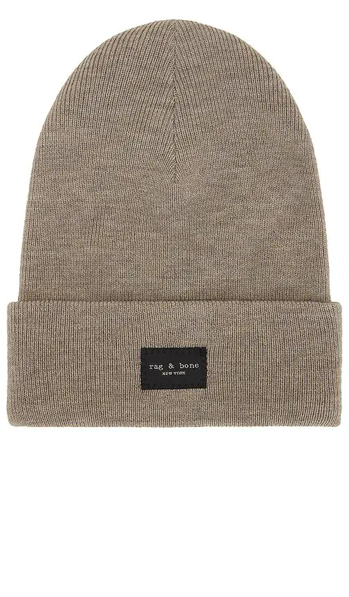 Rag & Bone Addison Beanie In Grey Melange - 20% Off  display picture 3