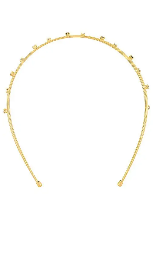 Ettika Rhinestone Headband - Clear Crystals