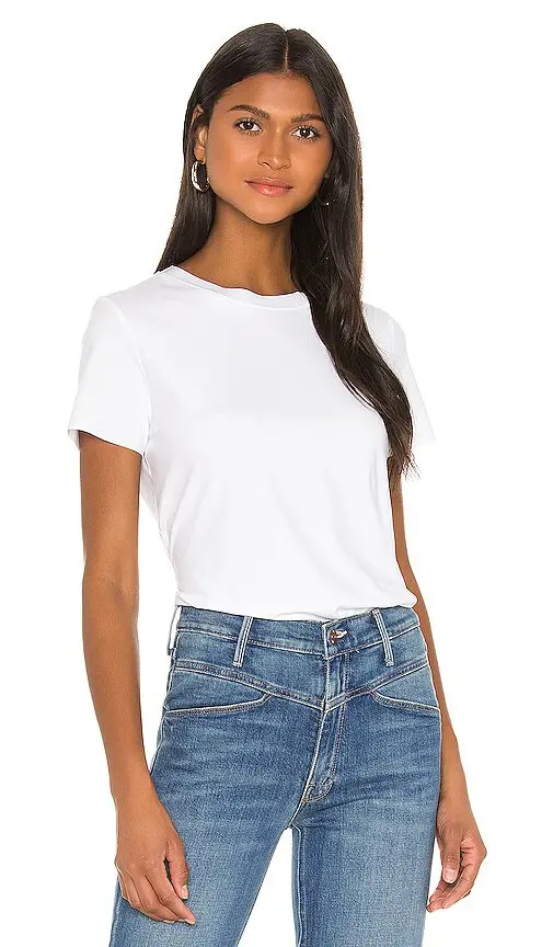 Commando Essential Cotton Crewneck Bodysuit - White
