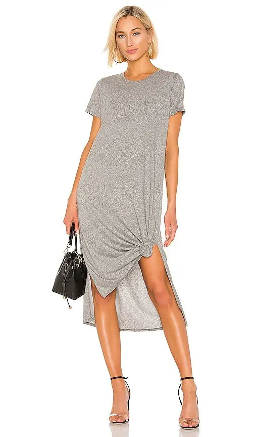 Michael Lauren Augustus Dress - Heather Grey