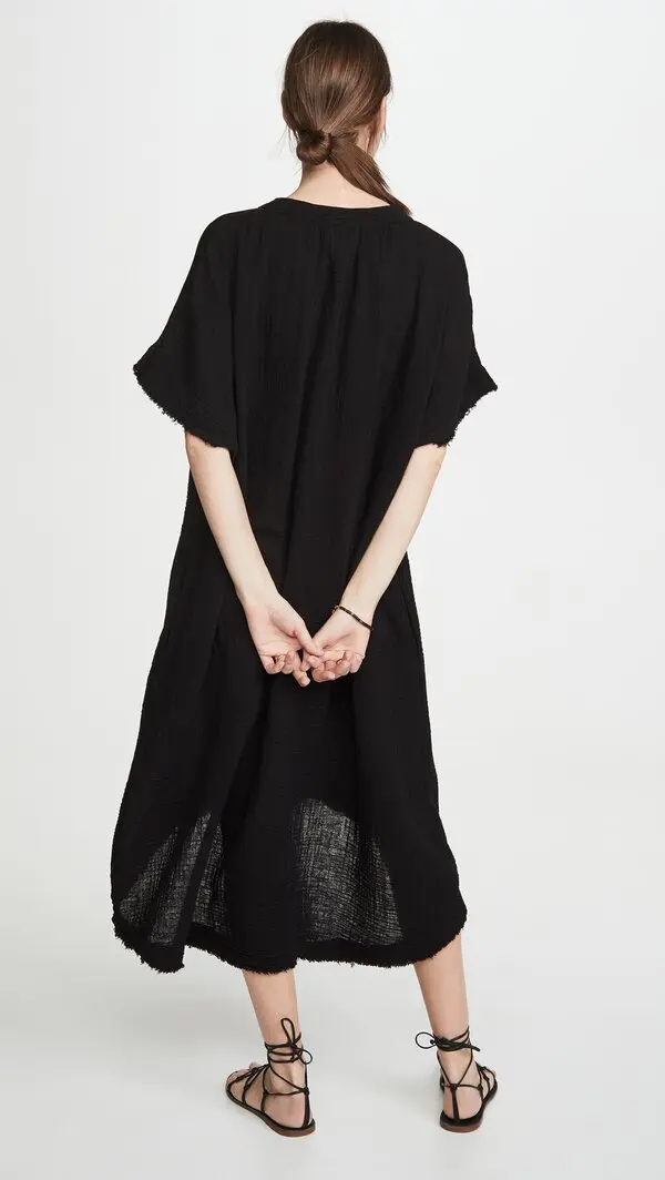 9seed Tunisia Cover Up - Black