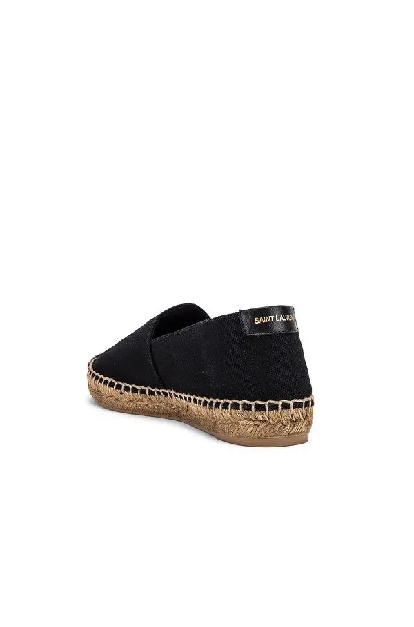 Saint Laurent Signature Espadrilles - Black