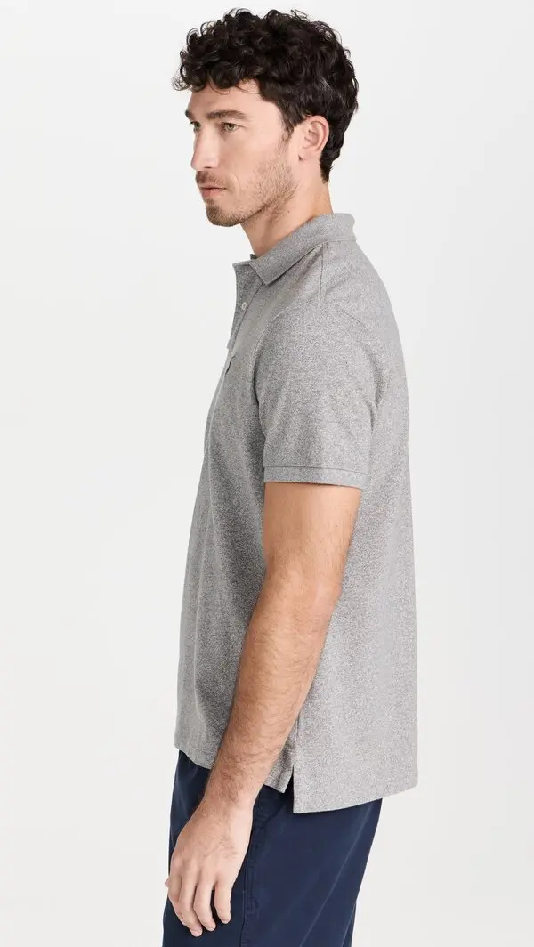 Polo Ralph Lauren Custom Slim Fit Iconic Mesh Polo - Canterbury Heather