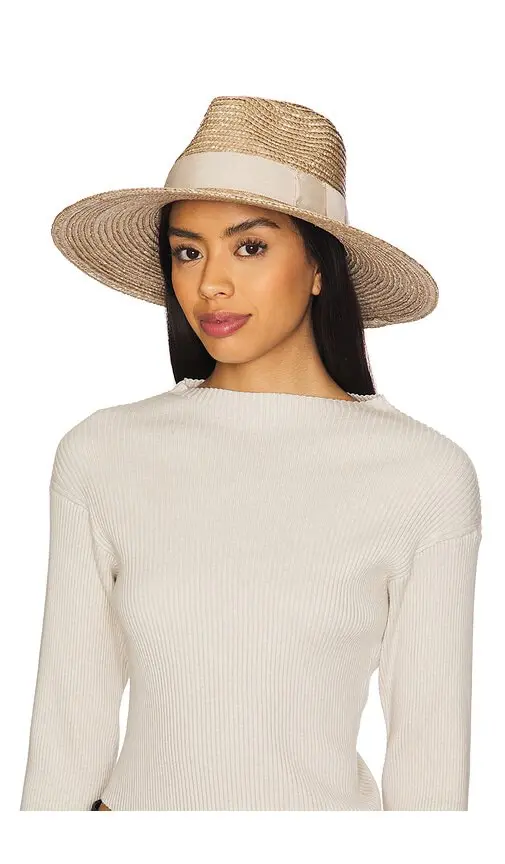 Brixton Joanna Straw Hat - Grey