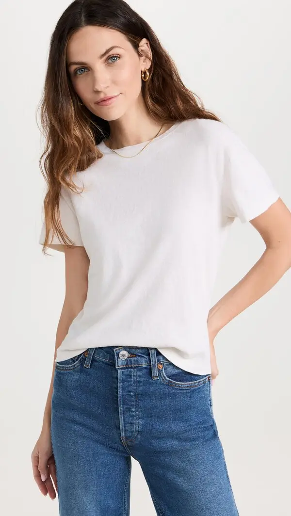 RE/DONE Classic Tee - Vintage White
