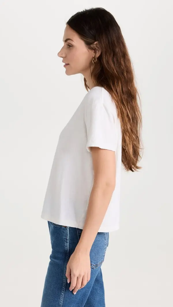 RE/DONE Classic Tee - Vintage White