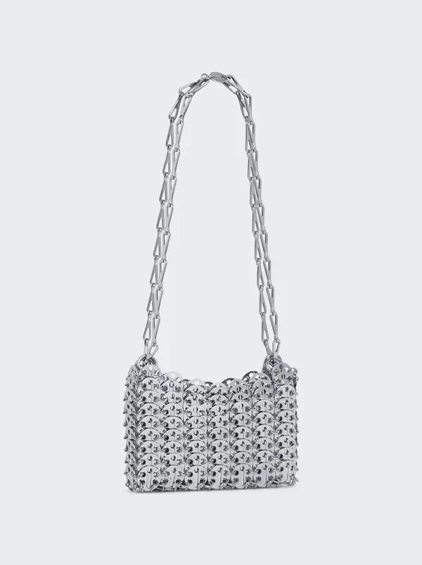 Rabanne Iconic Nano 1969 Bag - Silver