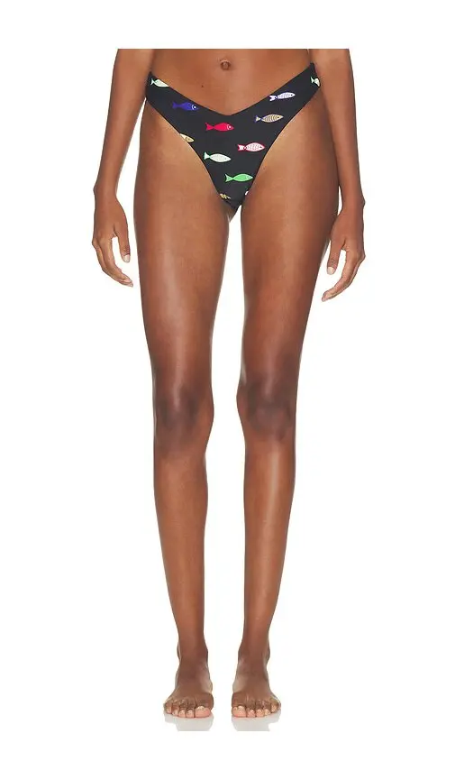 WeWoreWhat Delilah Bikini Bottom - Black