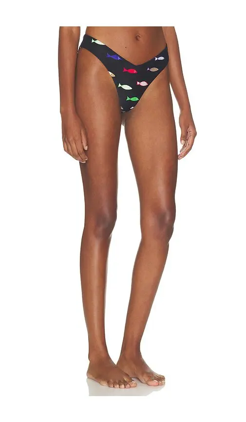 WeWoreWhat Delilah Bikini Bottom - Black