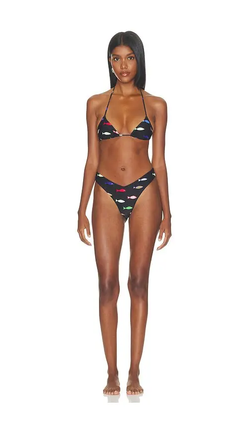 WeWoreWhat Delilah Bikini Bottom - Black