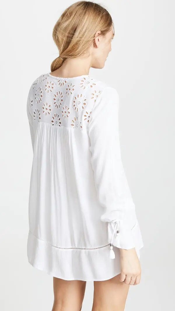 Playa Lucila Eyelet Tunic Dress