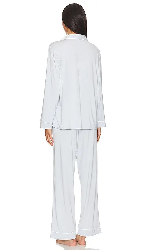 Eberjey Gisele Long Pj Set In Baby Blue
