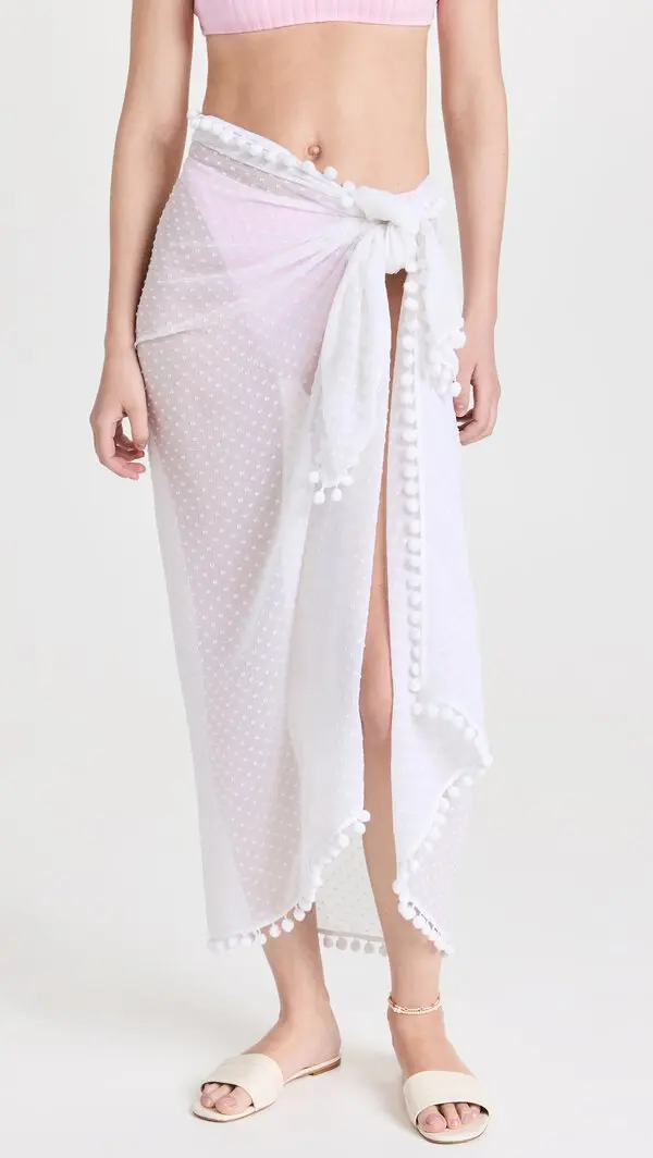 Playa Lucila Embroidered Sarong