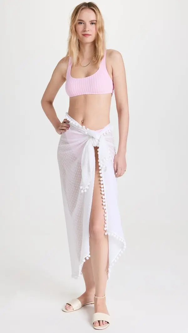 Playa Lucila Embroidered Sarong