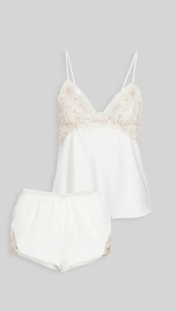 Flora Nikrooz Rosa Cami & Shorts Set - Ivory