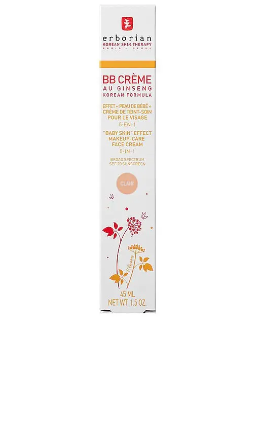 ERBORIAN Bb Cream Tinted Moisturizer Broad Spectrum Spf 20 - Clair