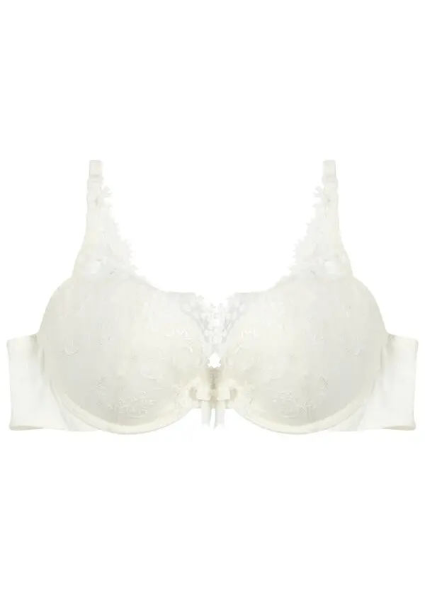 Simone Perele Wish Lace Push-up Bra - White
