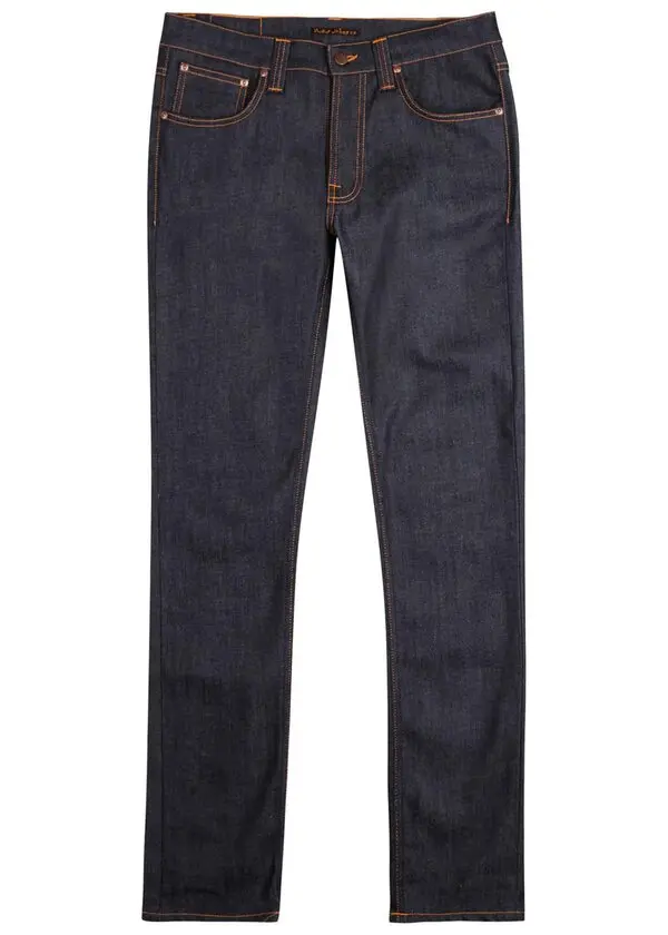 Nudie Jeans Lean Dean Slim-leg Jeans - Indigo