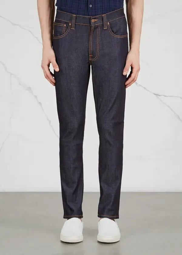 Nudie Jeans Lean Dean Slim-leg Jeans - Indigo