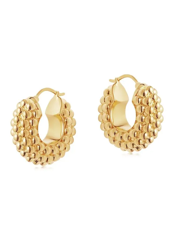 MISSOMA Bayu 18kt Vermeil Hoop Earrings - Gold