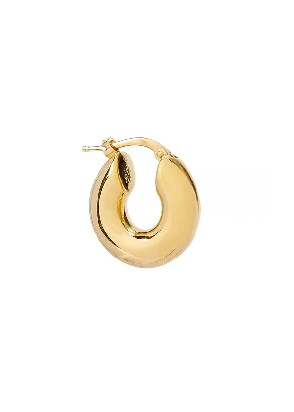 JIL SANDER Tone Hoop Earrings