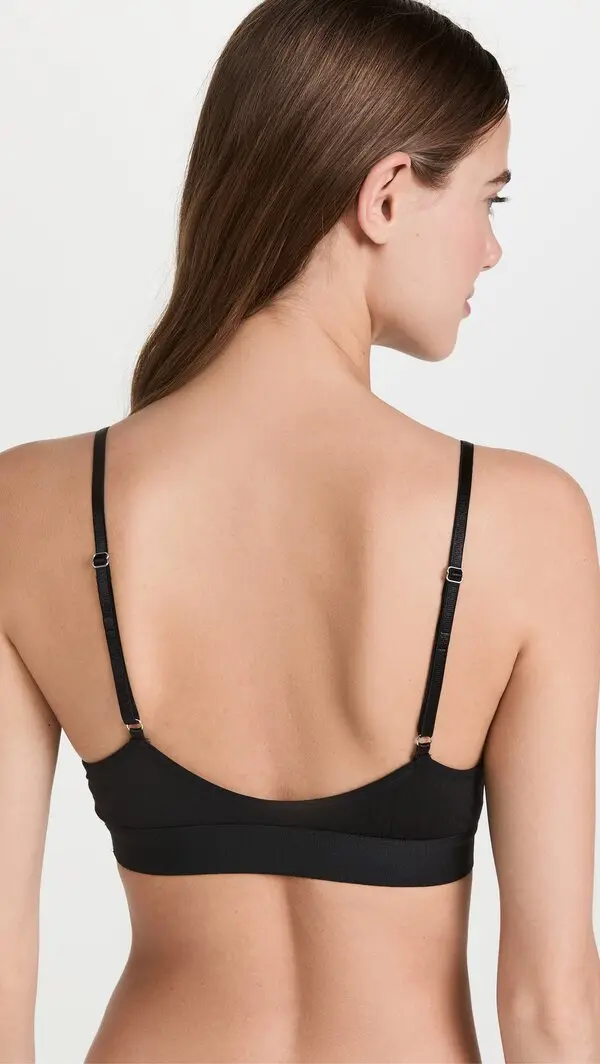 STRIPE & STARE T-shirt Bra - Black