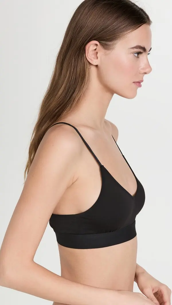 STRIPE & STARE T-shirt Bra - Black