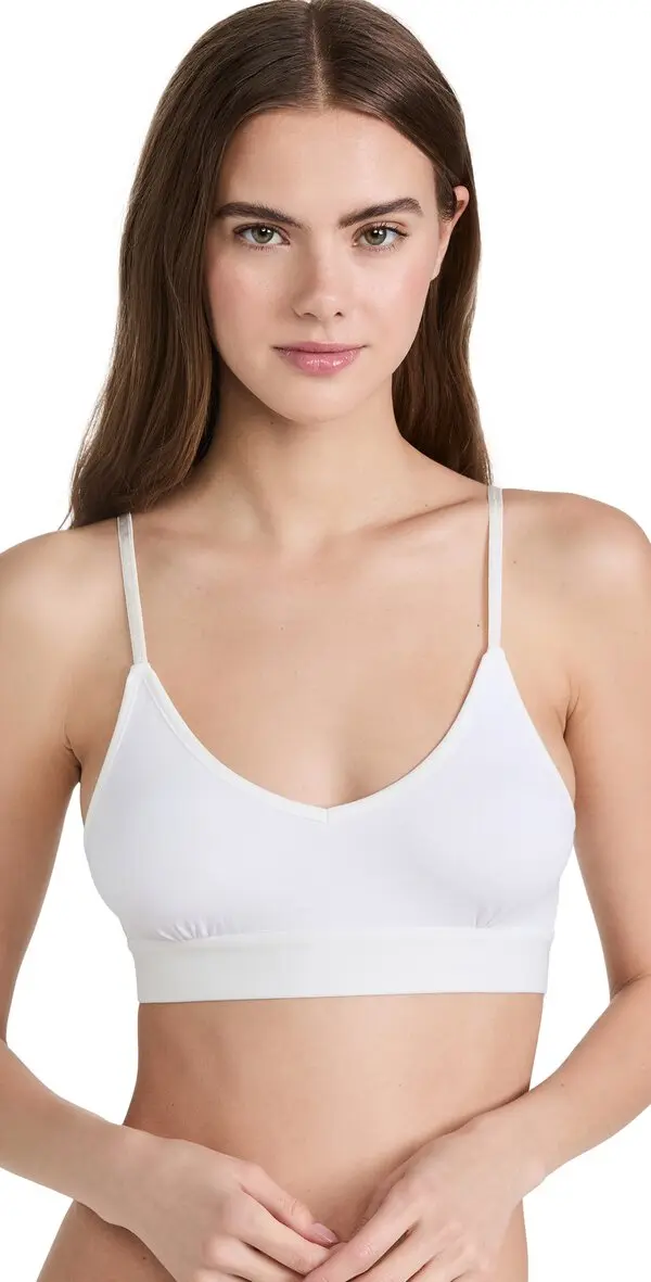 STRIPE & STARE T-shirt Bra - White