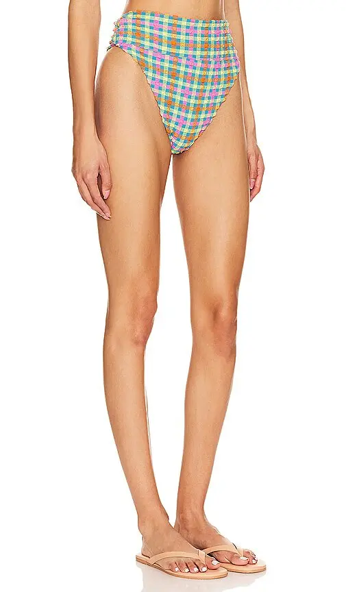 Beach Riot Highway Bikini Bottom - Sunny Side Gingham