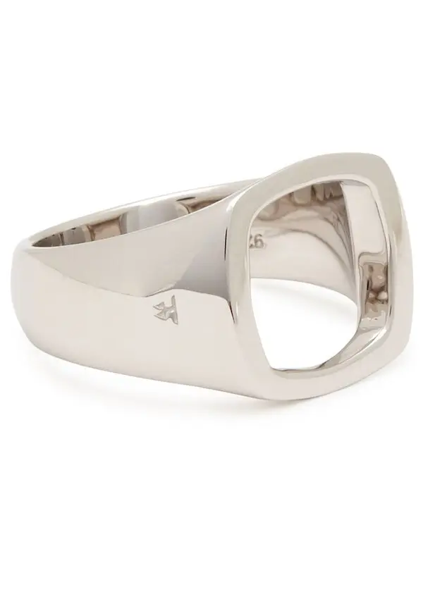 Tom Wood Cushion Open Sterling Ring - Silver