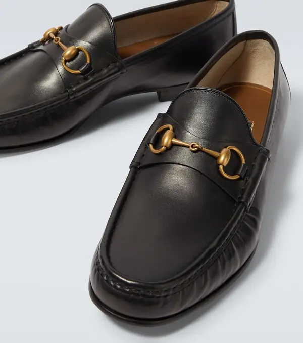 Gucci Horsebit 1953 Leather Loafers - Black