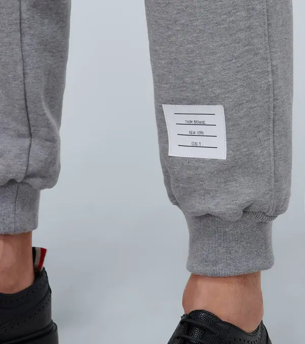 Thom Browne 4-bar Cotton Sweatpants - Grey