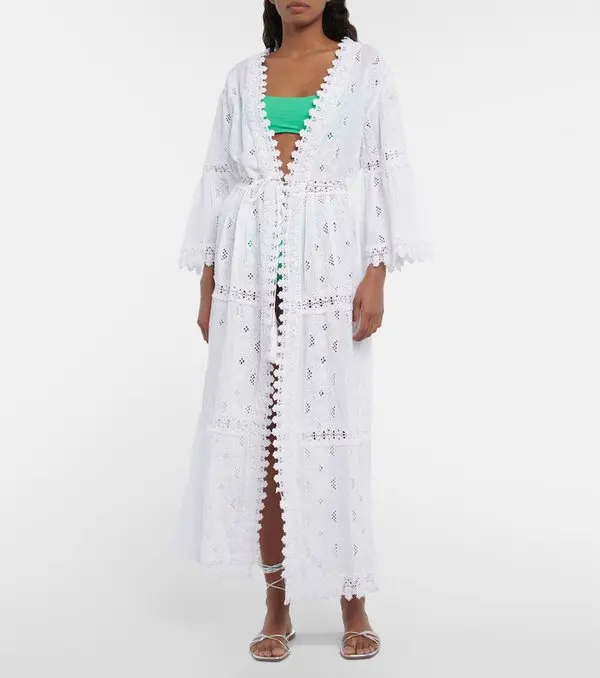 Melissa Odabash Robbi Cotton-lace Kaftan