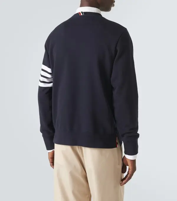 Thom Browne 4-bar Cotton Classic Sweatshirt - Blue