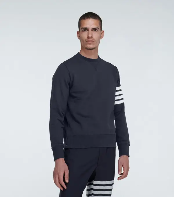 Thom Browne 4-bar Cotton Classic Sweatshirt