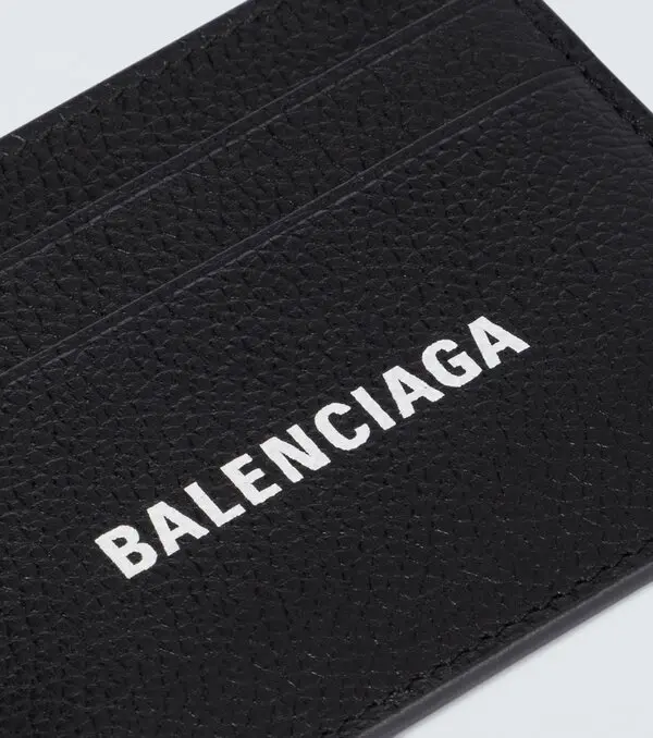Balenciaga Cash Leather Card Holder