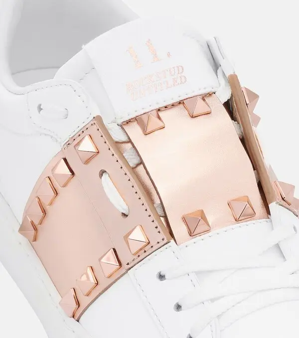 Valentino Garavani Rockstud Untitled Leather Sneakers