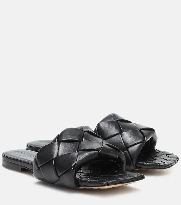 Bottega Veneta Lido Leather Sandals