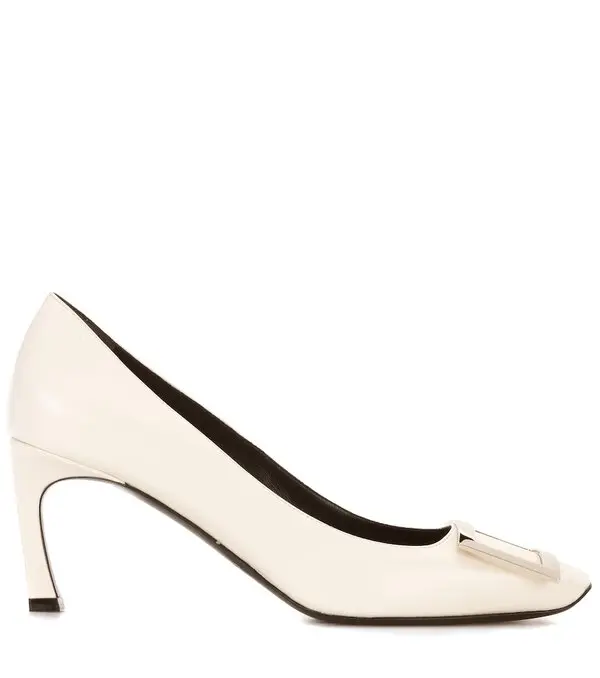 ROGER VIVIER Belle Vivier Trompette Leather Pumps