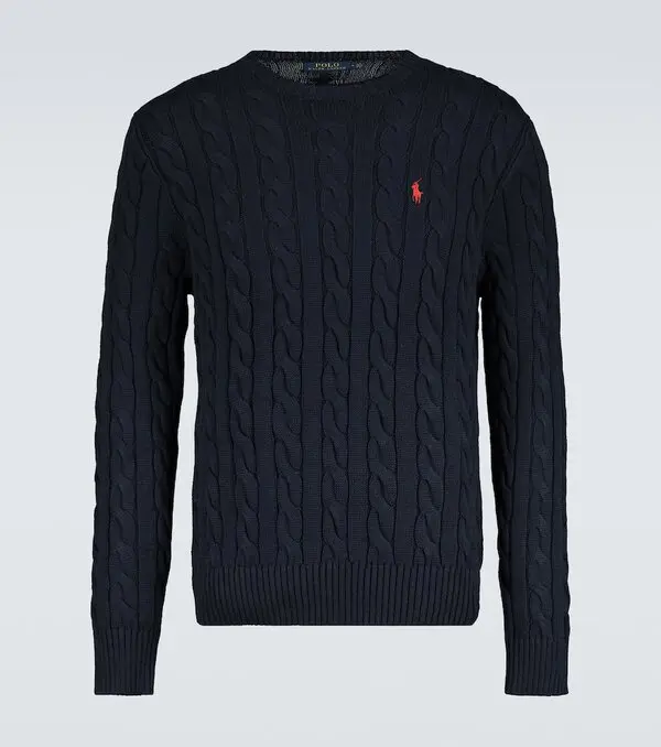 Polo Ralph Lauren Cotton Crewneck Sweater - Blue