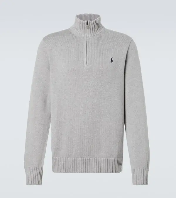 Polo Ralph Lauren Cotton Crewneck Sweater - Grey