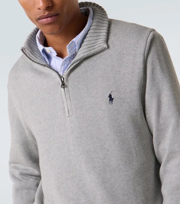 Polo Ralph Lauren Cotton Crewneck Sweater - Grey