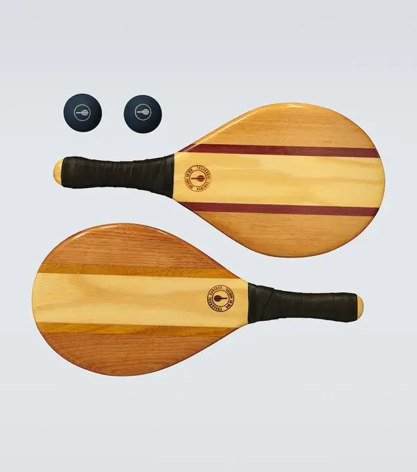 Frescobol Carioca Trancoso Beach Bat Set - Brown