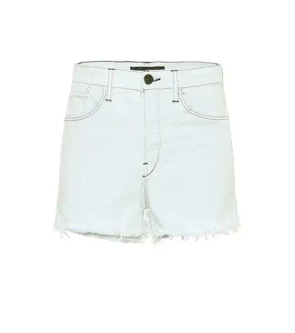 3x1 Carter High-rise Denim Shorts